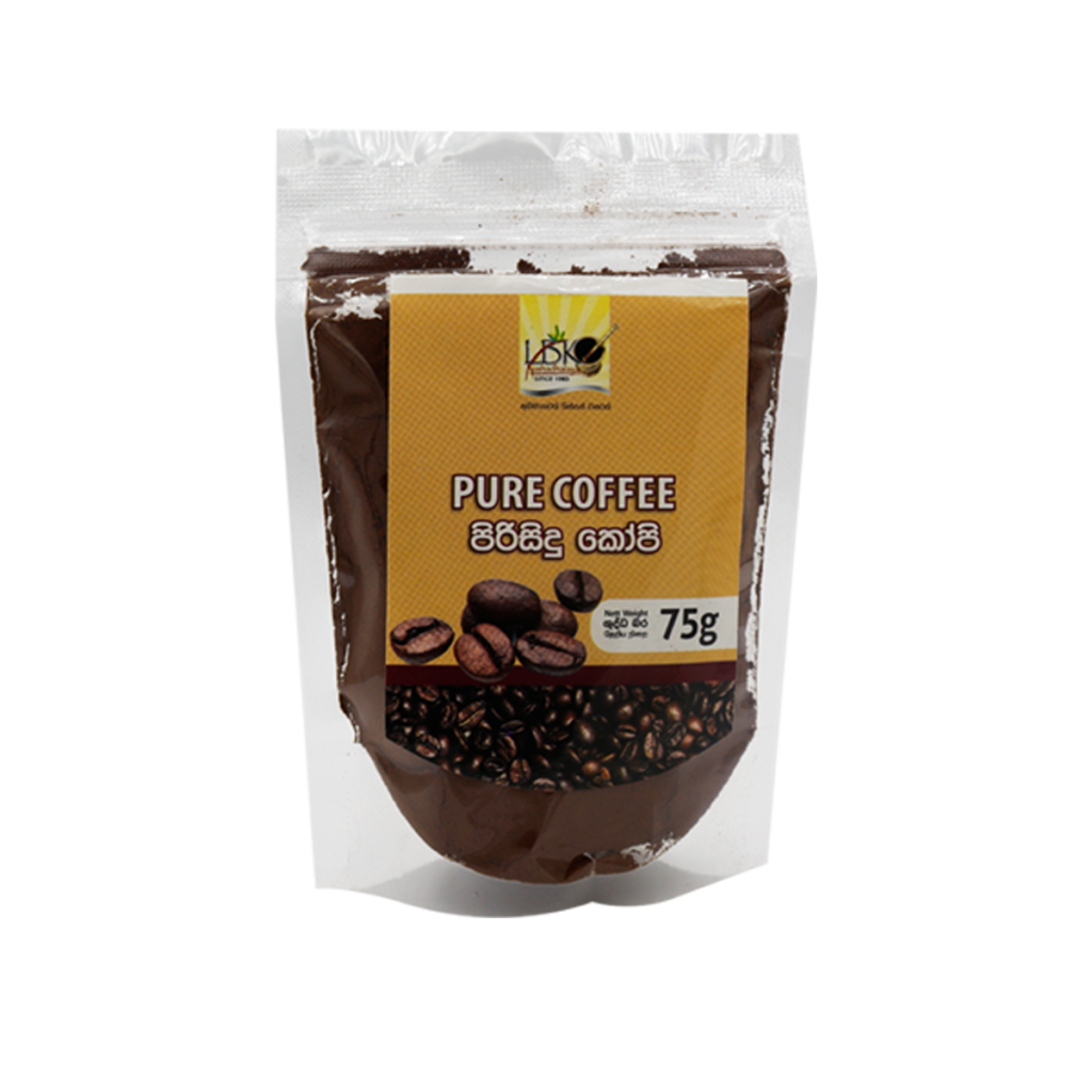 Pure Coffee 75g කෝපි කුඩු – lbk